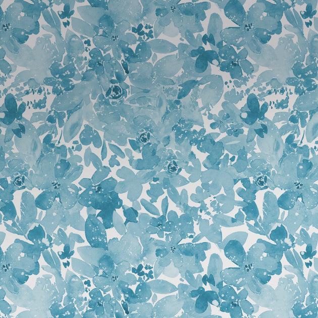 Enchanted Indigo Aqua Peel and Stick Wallpaper