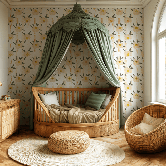 Poppy Lines Removable Wallpaper – MUSE Wall Studio