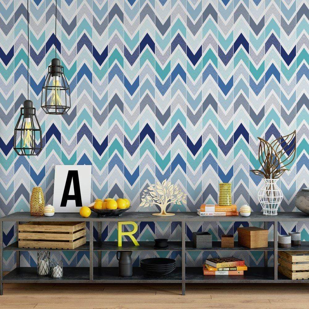 Chevron Desktop Background With Anchor